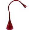 Newhouse Lighting 26 in. Gooseneck Red LED Desk Lamp with USB Charging ...