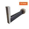 WALL DRAIN PRO Universal Retaining Wall Block Drain Gray (12-Pack ...