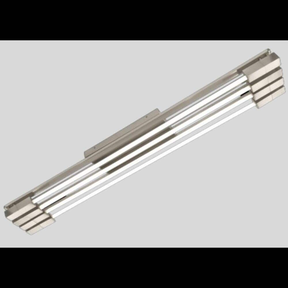 CIATA 7.5 in. Sleek Flush Mount Brushed Nickel Light Fixture with ...