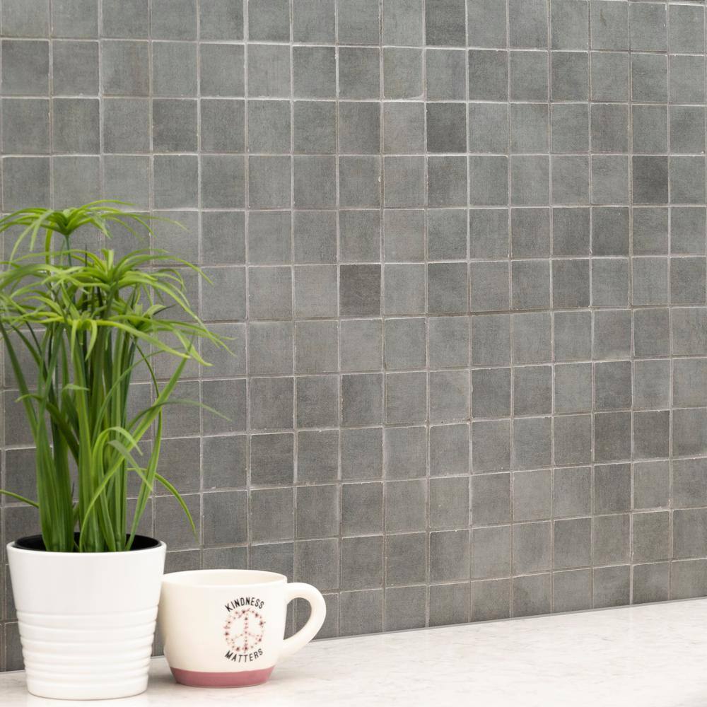Buy Gridscale Concrete 12 in. x 12 in. Matte Ceramic Floor and Wall ...