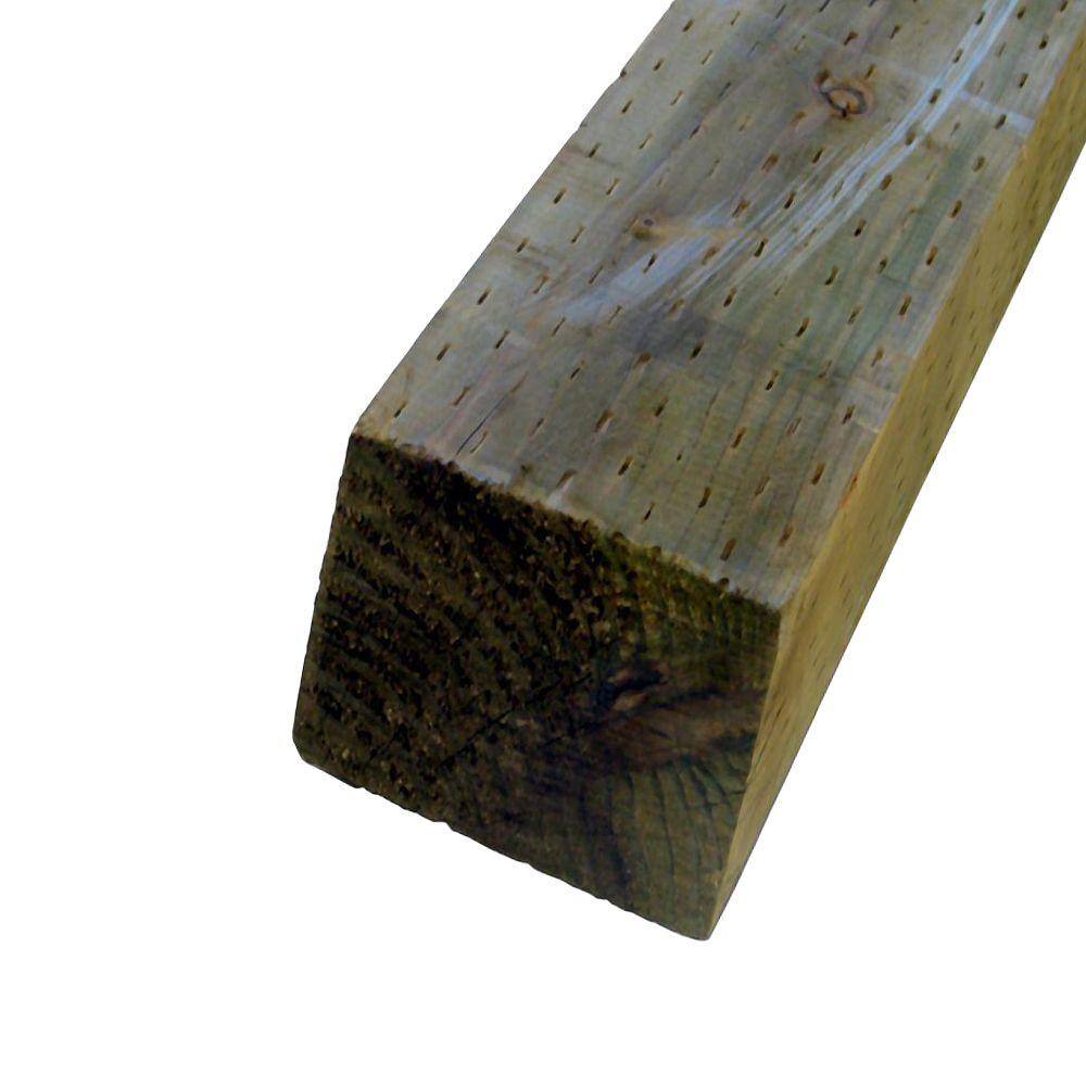 4 in. x 6 in. x 12 ft. Pressure-Treated Timber 341821 - The Home Depot