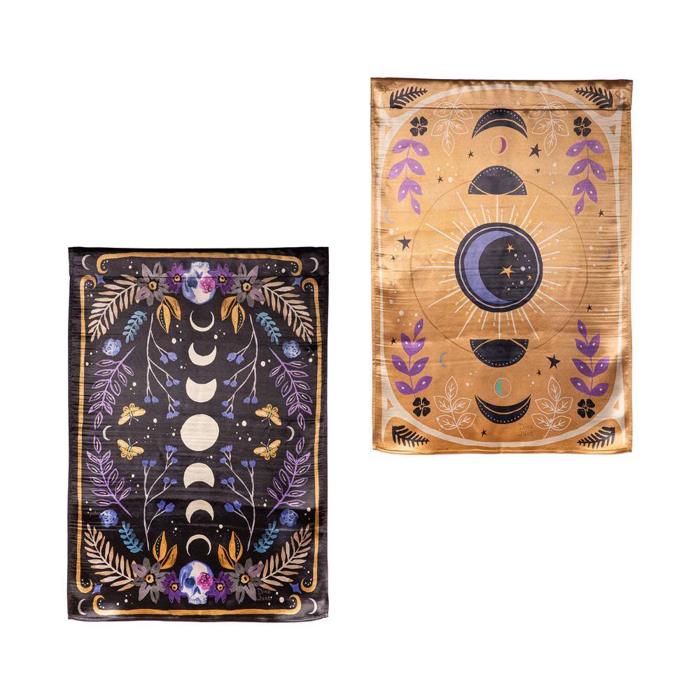 Evergreen Enterprises 2 ft. x 3-1/2 ft. Mystic Moon Lustre Reversible ...