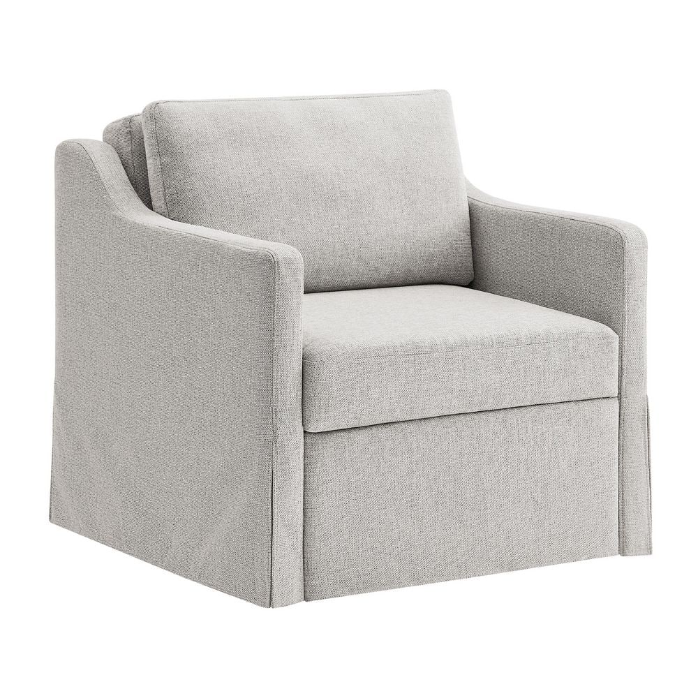 Serta Hailey Linen Twin Convertible Arm Chair 111A012LIN - The Home Depot