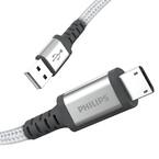 Philips 6 ft. Braided USB to Micro USB Elite Premium Charging Cable ...