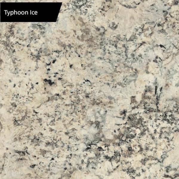 Hampton Bay 10 ft. Straight Laminate Countertop in Textured Typhoon Ice ...