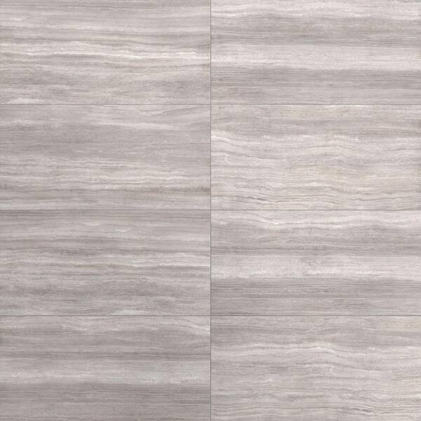 Ivy Hill Tile Atlanta Taupe 23.45 in. x 47.07 in. Polished Porcelain ...