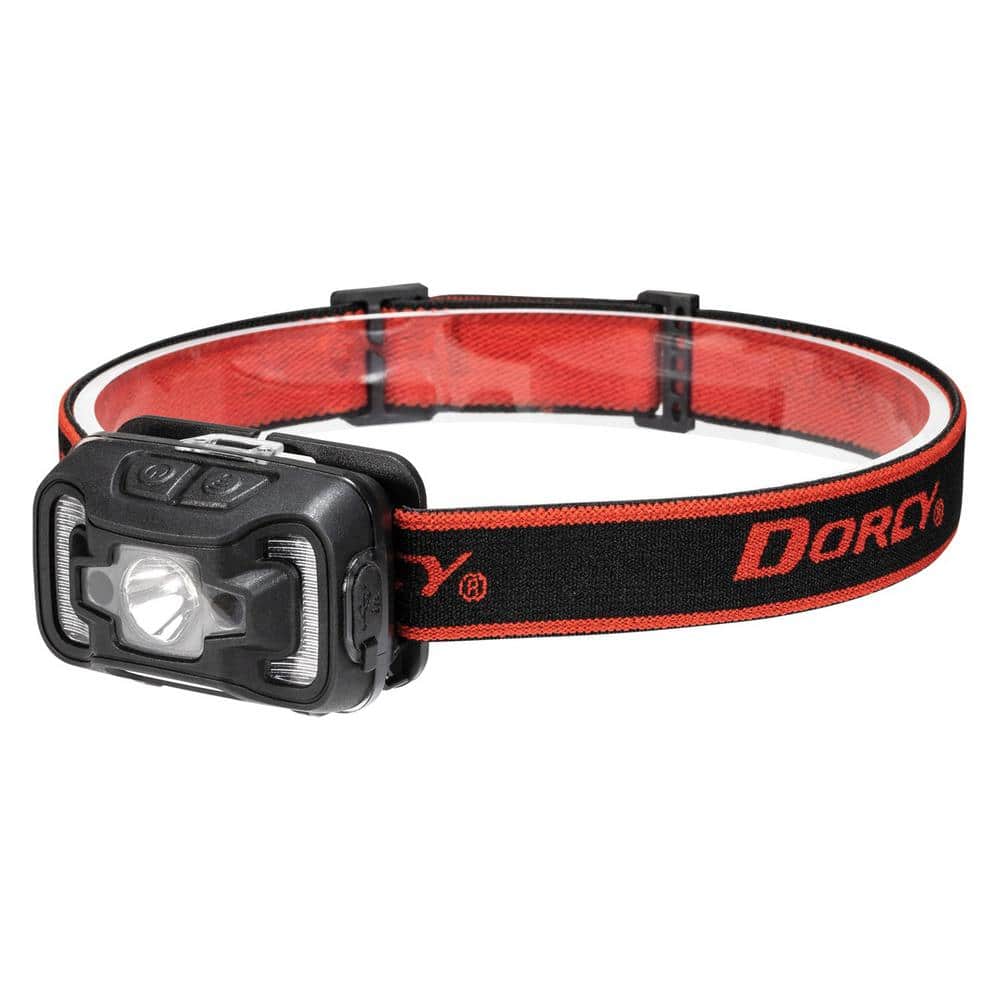 Dorcy 330 Lumens LED Head Lamp Rechargeable Motion Sensor Path Mode 41 ...