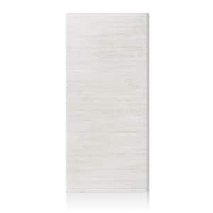 CALHOME 42 in. x 88 in. White Texture Flush Hollow Core Composite ...