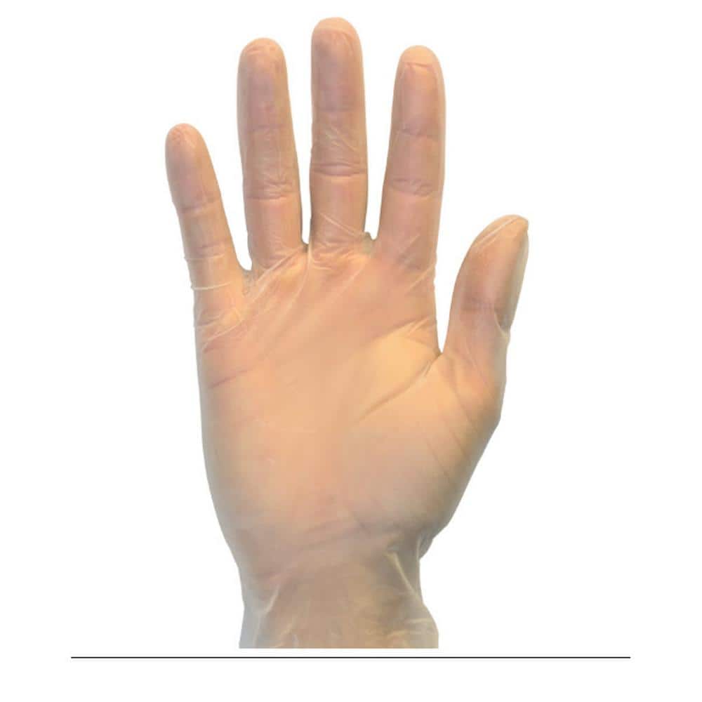 HDX Clear Disposable Vinyl Cleaning Gloves (20-Count) HDXGVP920C - The ...