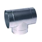 Master Flow 6 in. x 6 in. x 6 in. 26-Gauge Tee 26T6X6X6 - The Home Depot