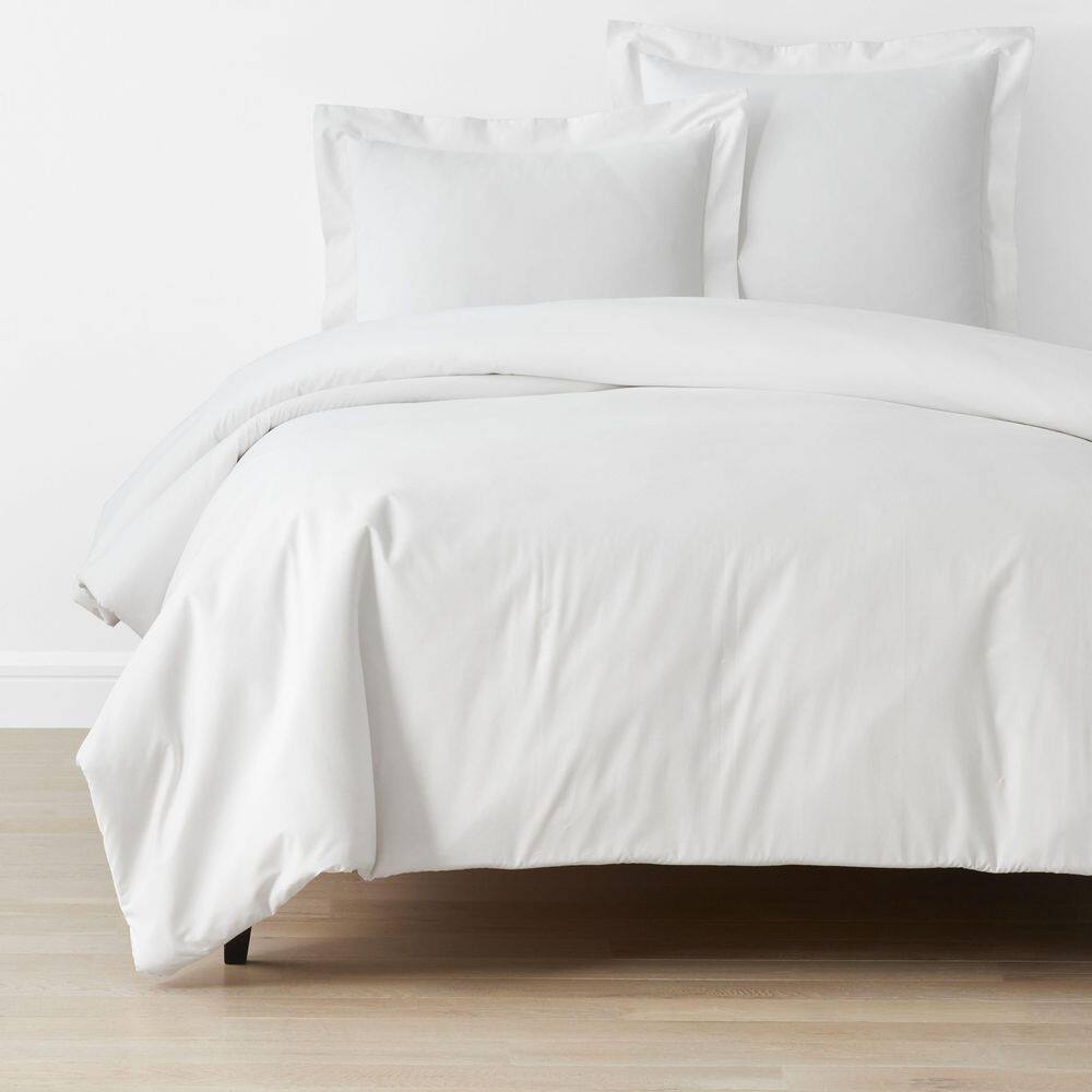 The Company Store Brushed Cotton White Solid King/California King ...