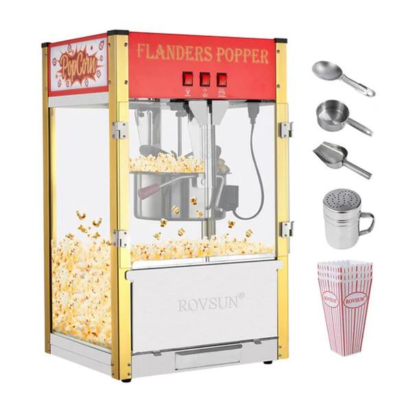 Karl home 1400W 120V 12oz Red Hot Air Popcorn Machine K1G46000484 - The ...