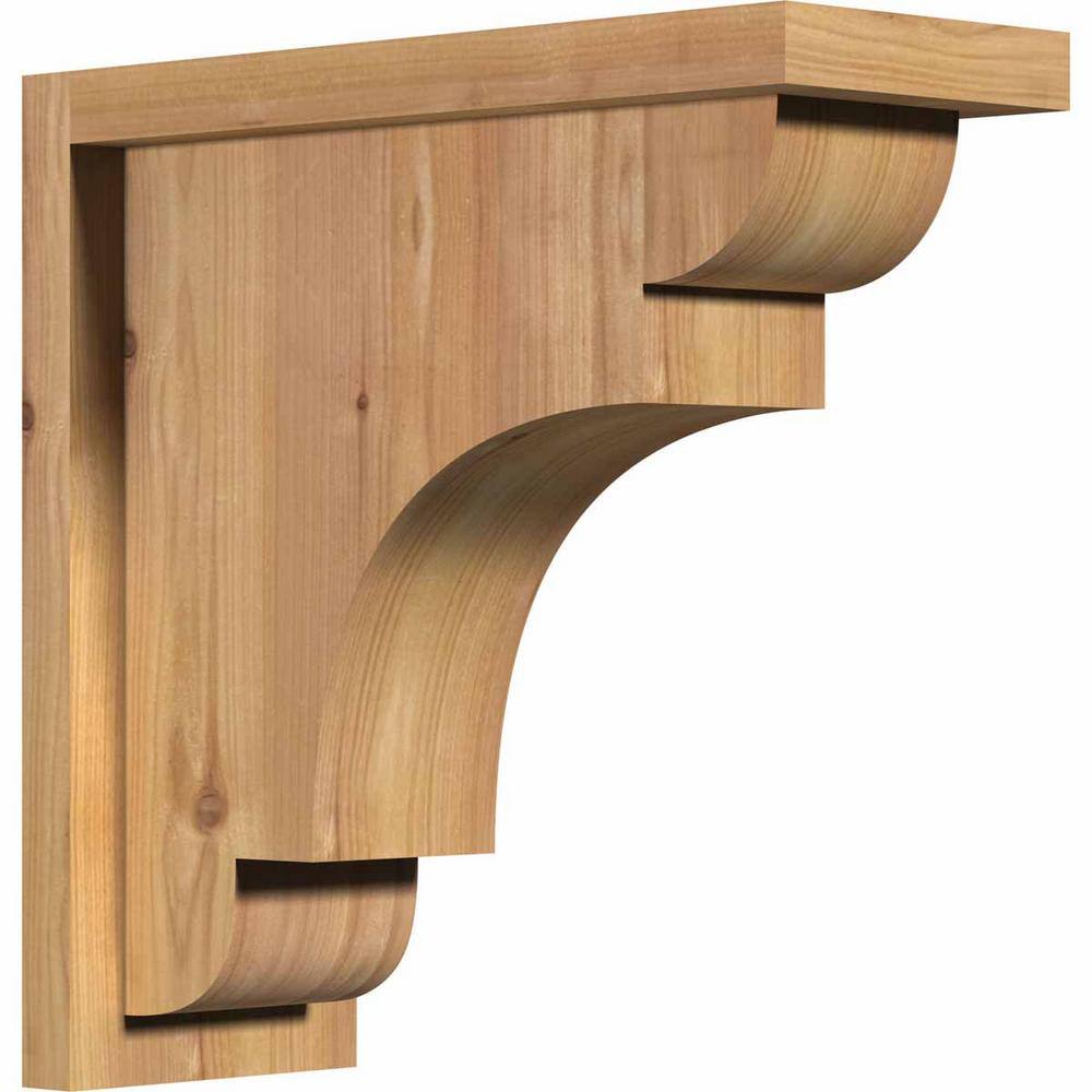 Ekena Millwork 5-1/2 in. x 14 in. x 14 in. Western Red Cedar New ...