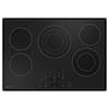 GE Profile 30 in. 5 Burner Element Smart Radiant Electric Cooktop in ...