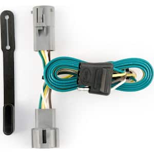 CURT Custom Vehicle-Trailer Wiring Harness, 4-Way Flat Output, Select ...