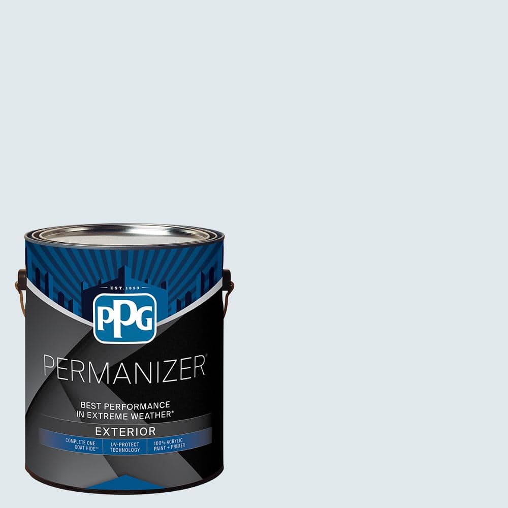 PERMANIZER 1 gal. PPG1243-1 Sweet Illusion Satin Exterior Paint PPG1243 ...