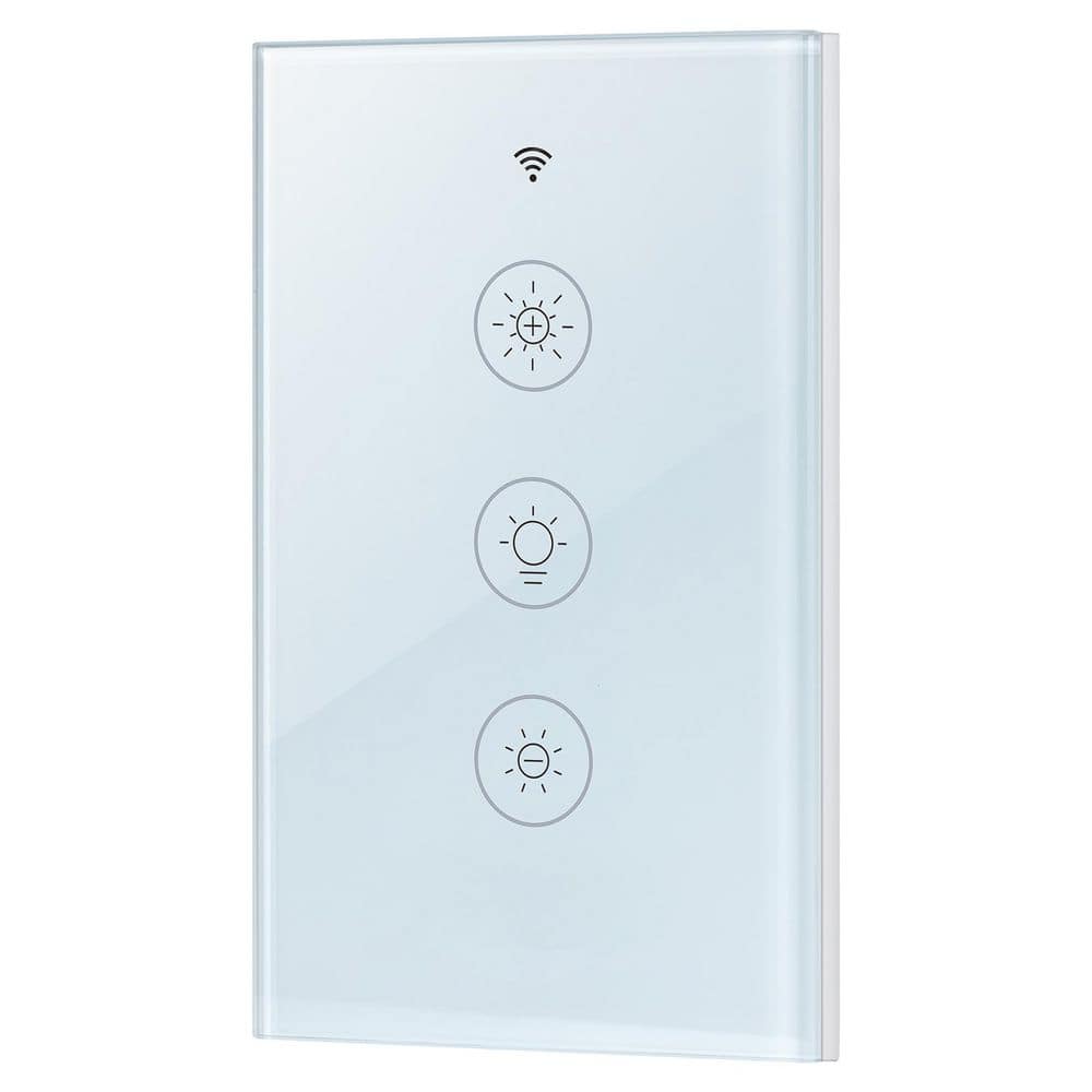 SVOPES 2-Pieces Smart Light Dimmer Switch 100-250-Volt AC Wi-Fi 2. 4GHz ...