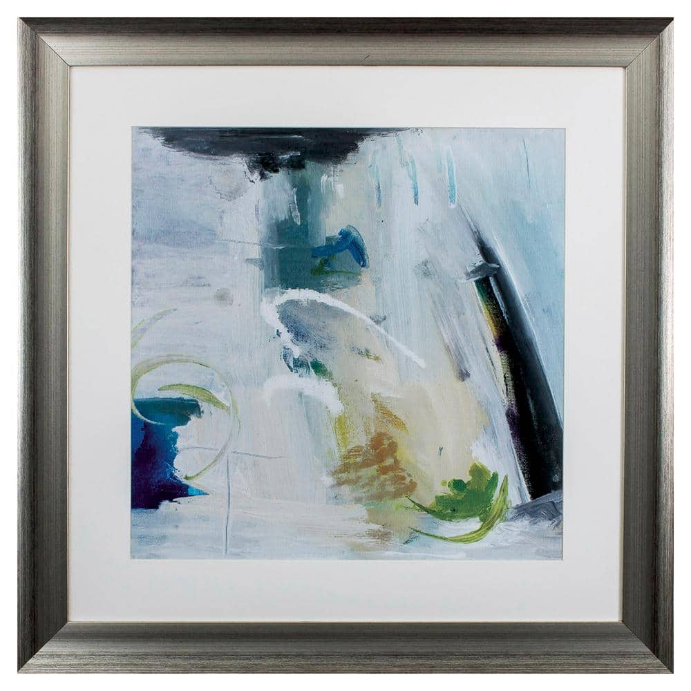 PROPAC "Floating Fantasies II " Framed Abstract Wall Art Print 30 in. x ...