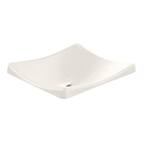 KOHLER DemiLav Wading Pool Cast Iron Vessel Sink in White K-2833-0