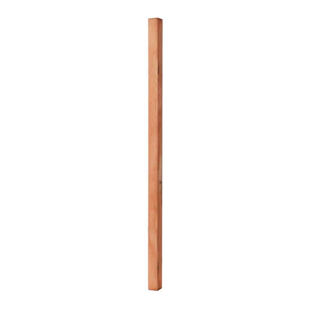 ProWood 2 in. x 2 in. x 3 ft. Cedar Square End Baluster (6-Pack) 208493 ...