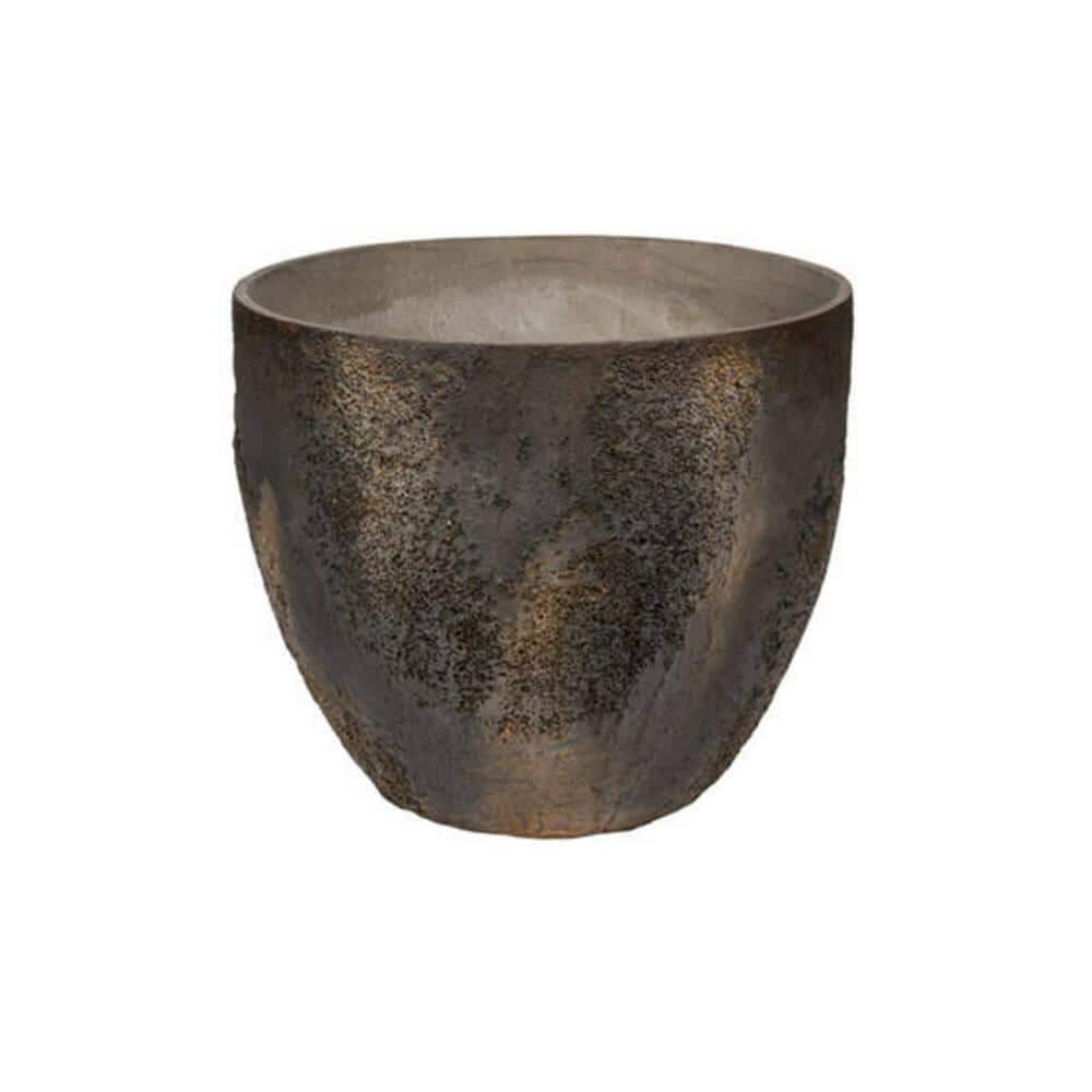 Reviews for PotteryPots 20.47 in. H Brown Ficonstone Medium Round ...