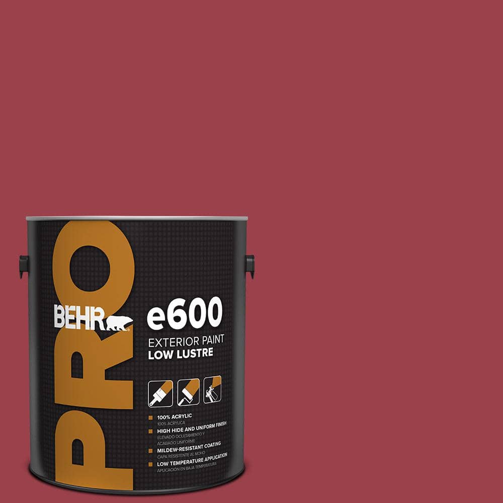BEHR PRO 1 gal. #HDC-CL-01 Timeless Ruby Low Luster Exterior Paint ...