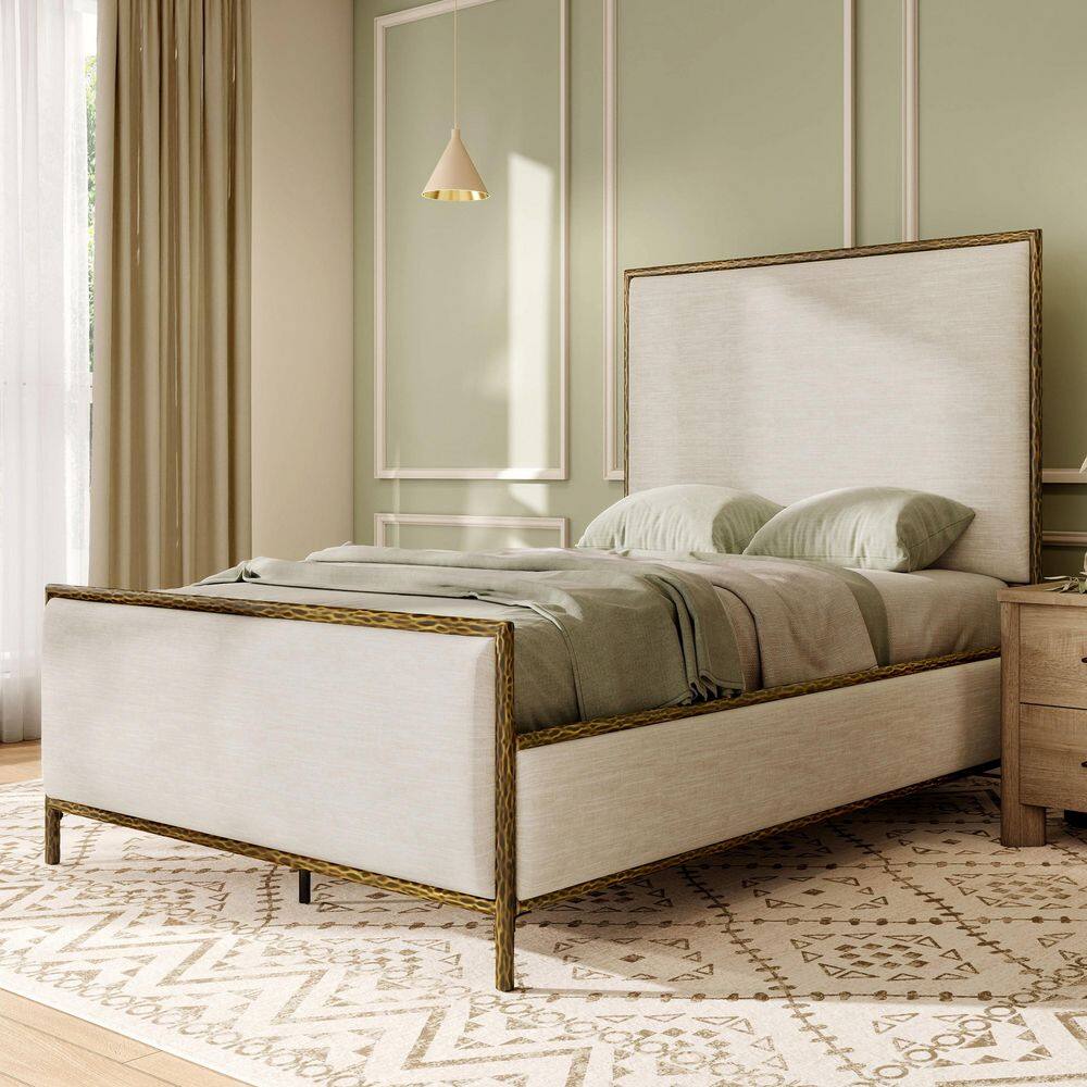 Furniture of America Parto Gold Modern Forged Metal Frame Full ...