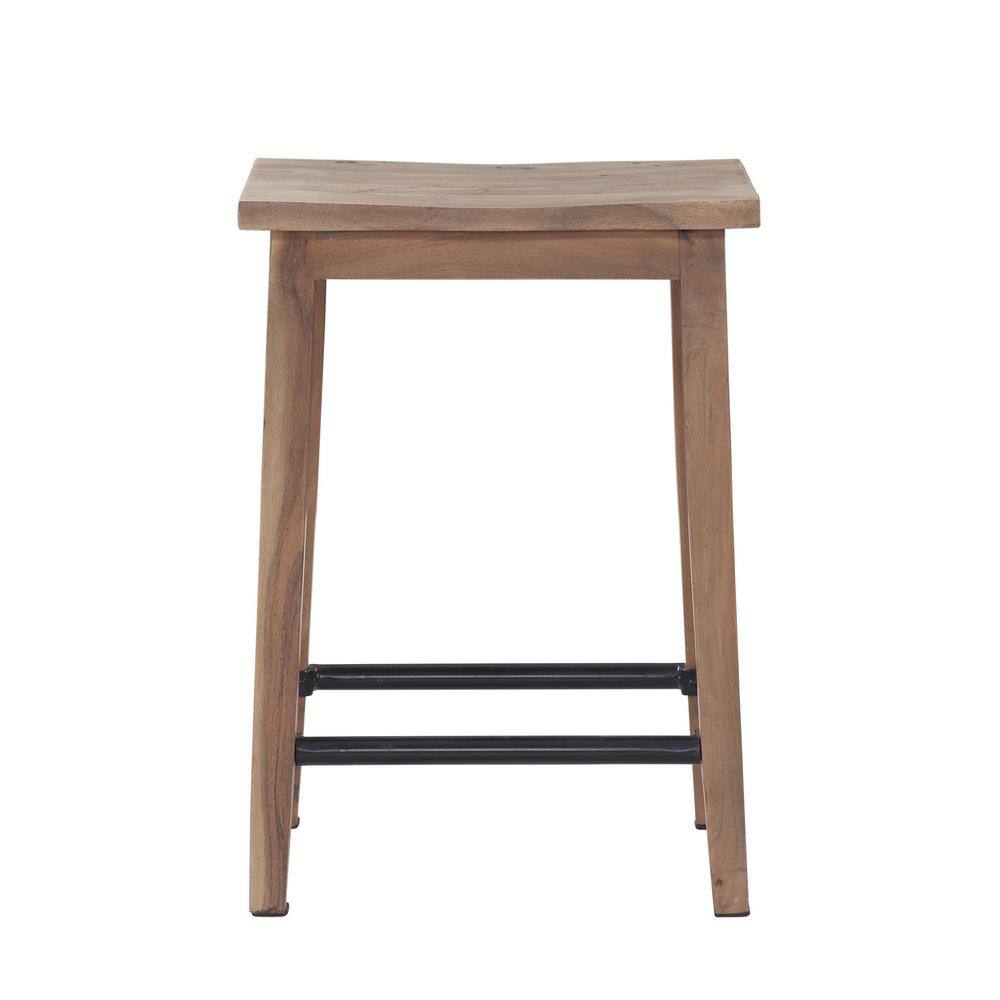 Steve Silver Tahoe 24 in. Natural Backless Counter Stool TA600CS - The ...