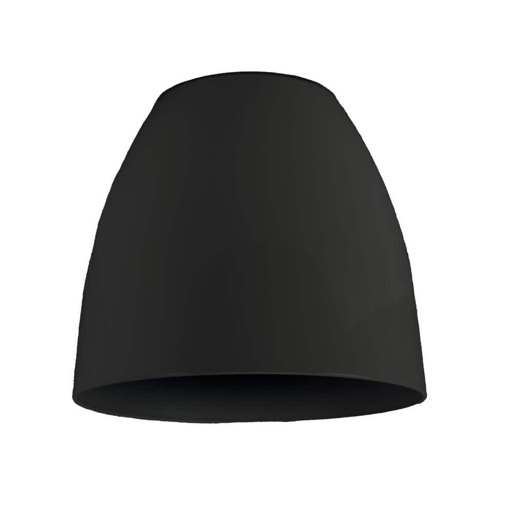 Vigoro 16 in. Cersei Modern Matte Black Plastic Planter (16 in. D x 14. ...
