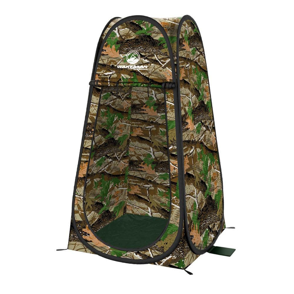 Wakeman Outdoors 3 ft. x 3 ft. Pop Up Privacy Tent, Camo 75-CMP1167 ...