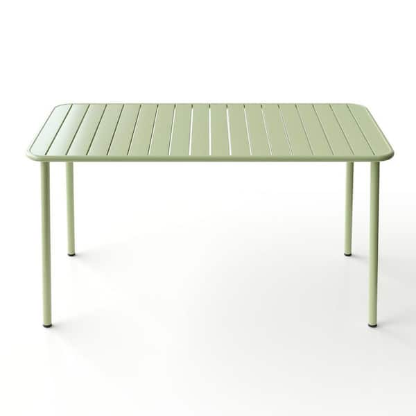 Green, Sella Outdoor Leisure Metal Waterproof Dining Table JX-WP308295 ...