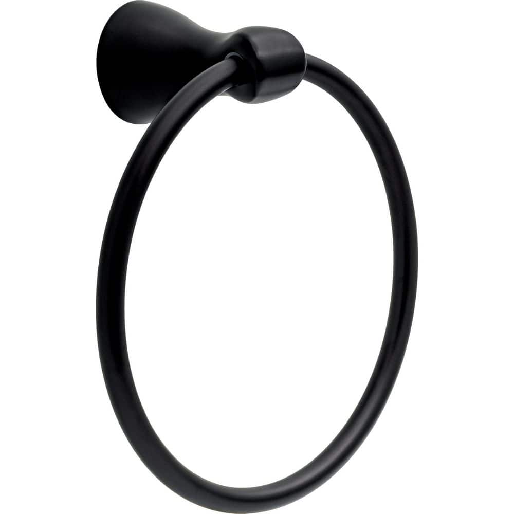 Reviews for Delta Foundations Wall Mounted Round Closed Towel Ring Bath ...