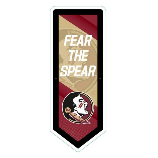 Evergreen Florida State University Pennant 9 in. x 23 in. Plug-in LED ...