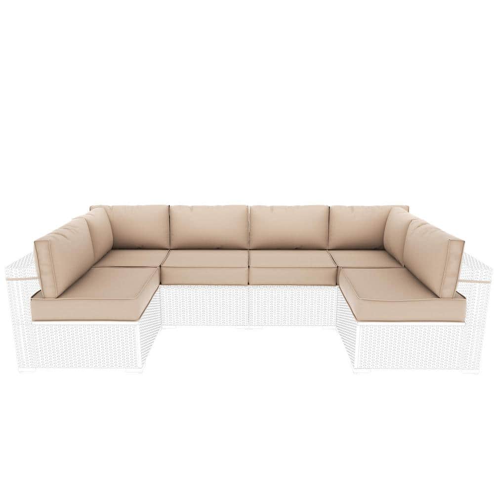 Kimunuk 26 in. x 26 in. x 5 in. (14-Piece) Deep Seating Outdoor ...