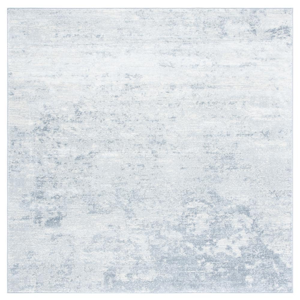 SAFAVIEH Brentwood Ivory/Gray 9 ft. x 9 ft. Square Abstract Area Rug ...