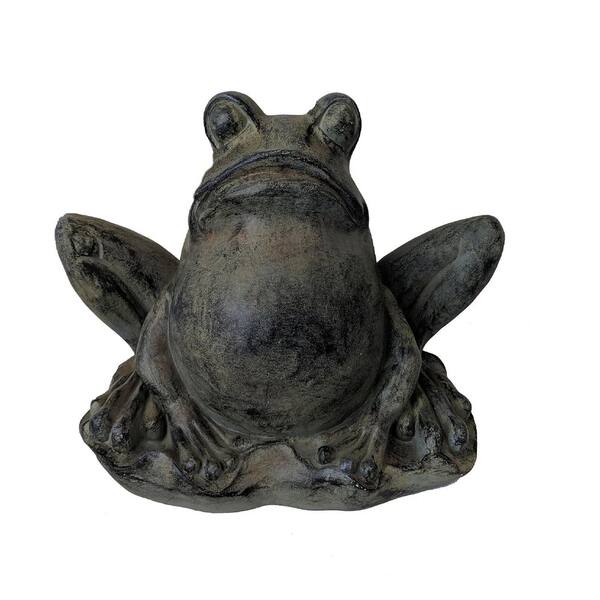 Rustic Polyresin Frog Statue FB22611 - The Home Depot