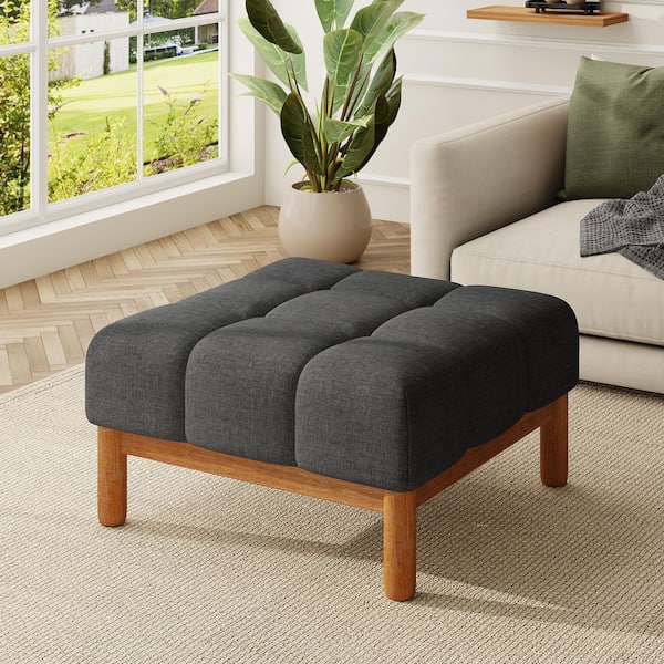 CHRISTOPHER KNIGHT HOME Nadia Modern Gray+Brown Fabric Upholstery ...