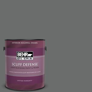 BEHR MARQUEE 1 gal. #770F-5 Dark Ash Satin Enamel Exterior Paint ...
