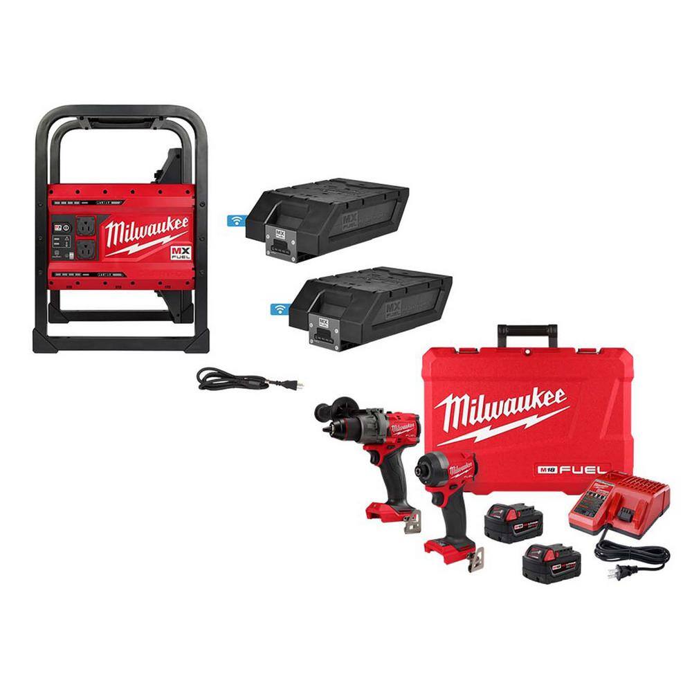 Milwaukee MX FUEL 3600-Watt/1800-Watt Lithium-Ion Battery Powered Push ...
