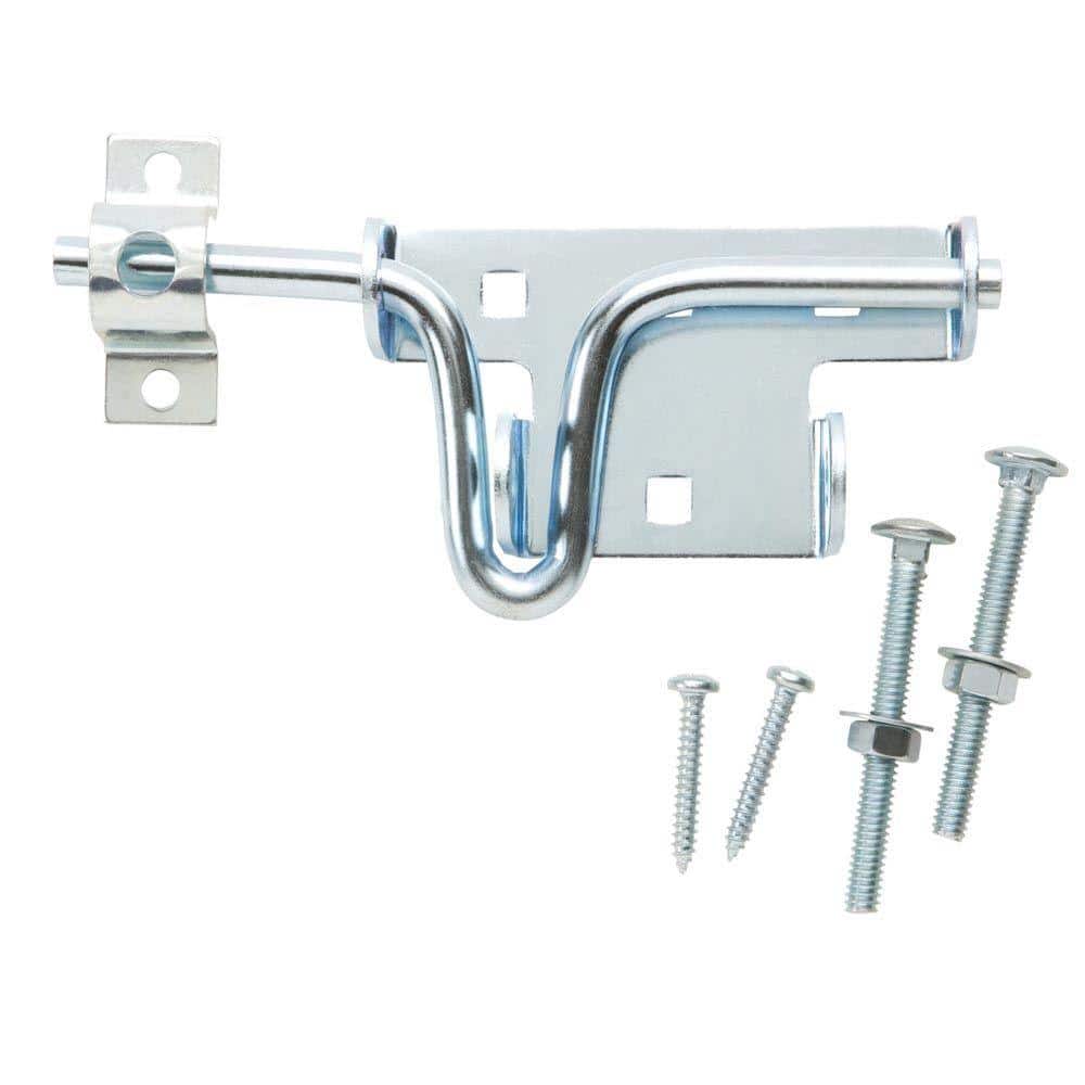 Everbilt Zinc-Plated Slide Bolt 24484 - The Home Depot