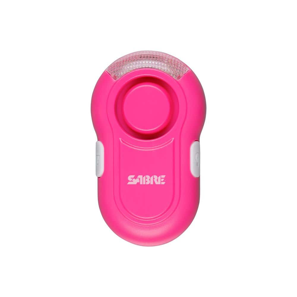 SABRE Personal Alarm with Clip and LED Light PA-CLIP-PK - The Home Depot