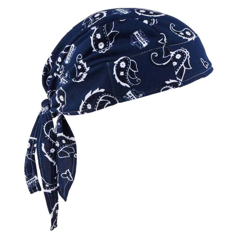 Ergodyne Navy Western High-Performance Dew Rag 6615 - The Home Depot