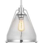 Progress Lighting Archie Collection 1-Light Antique Nickel Pendant with ...