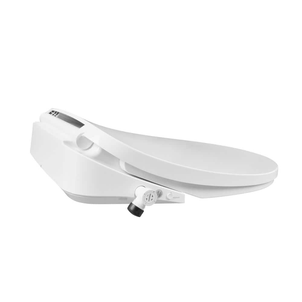 DEERVALLEY Quiet Close Electric Smart Bidet Seat for Elongated Toilet ...