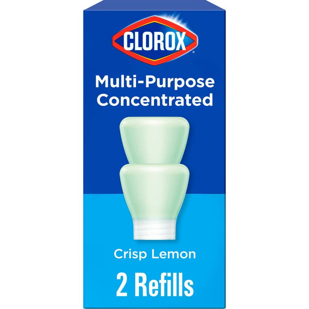 Clorox 2.25 oz. Crisp Lemon Scent Disinfecting Bleach Free All-Purpose ...