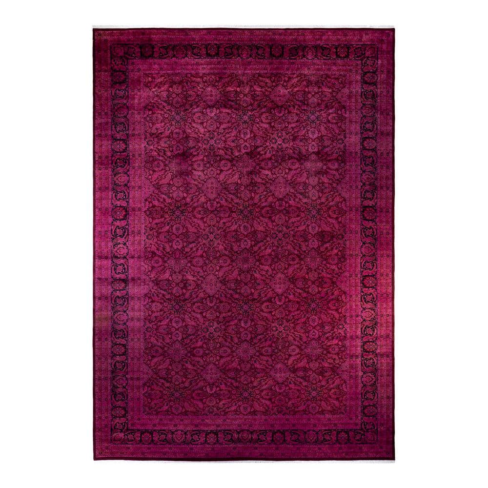 Chloe & Olivia Home Fine Vibrance One-of-a-Kind Purple - 17 ft. 8 in. x ...
