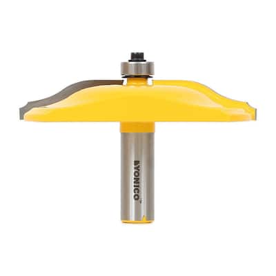 Yonico Raised Panel Bevel 1/2 in. Shank Carbide Tipped Router Bit 12141