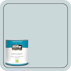 BEHR PREMIUM PLUS 8 oz. #PPU13-16 Offshore Mist Semi-Gloss Interior ...