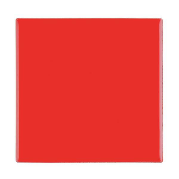 Daltile Restore Red 4 in. x 4 in. Glazed Ceramic Sample Tile ...