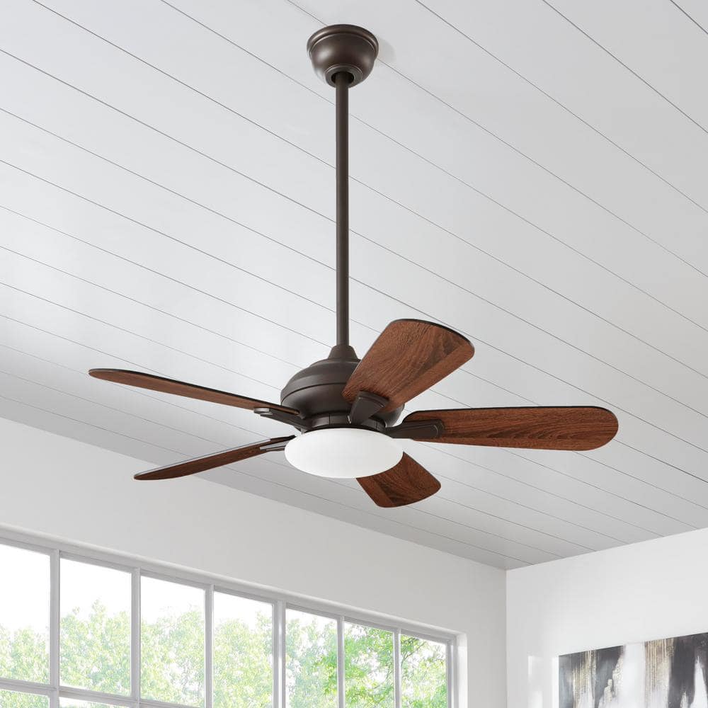 Home Decorators Collection Benson 44 in. LED Espresso Bronze Ceiling ...